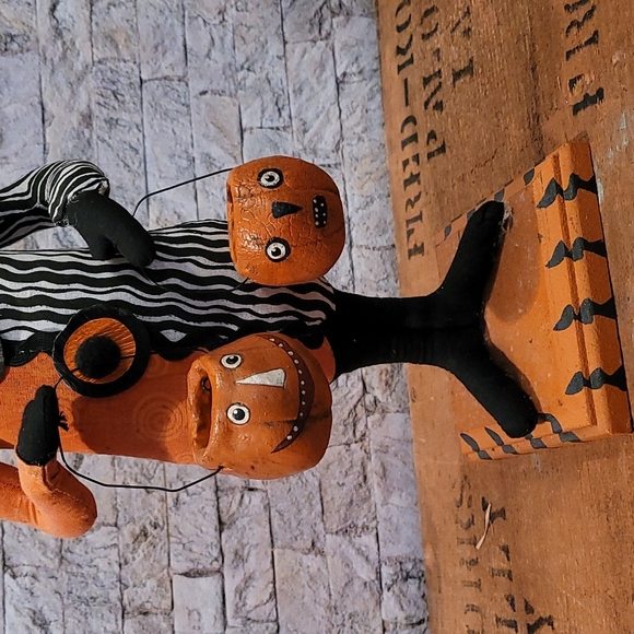 ESC Trading Co. | Holiday | Sharon Andrews Folk Art Halloween Cat ...